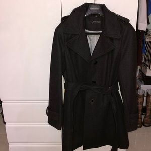 Calvin Klein | Jackets & Coats | Brand New Calvin Klein Wool Coat ...